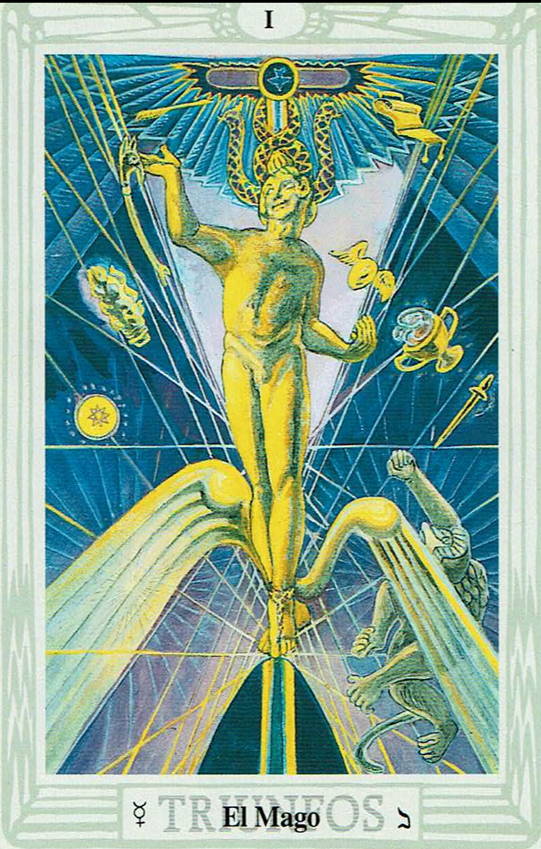 01 - El mago - Aleister Crowley Tarot Thoth