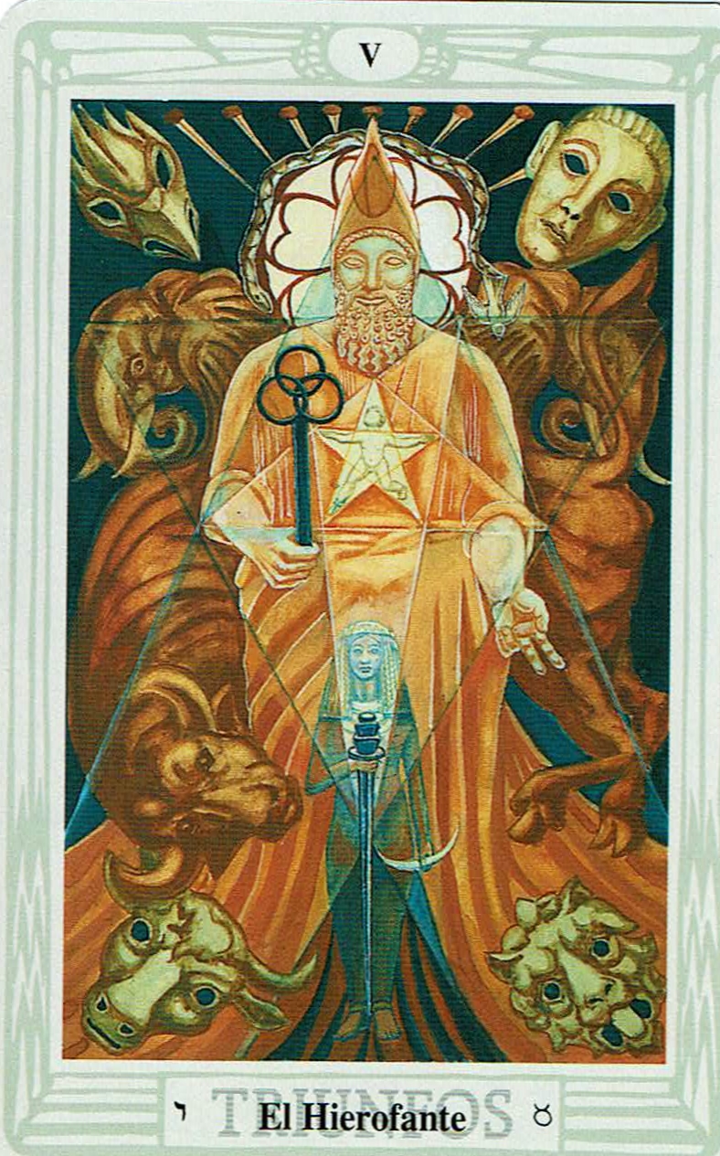 05 - El Hierofante - Aleister Crowley Tarot Thoth