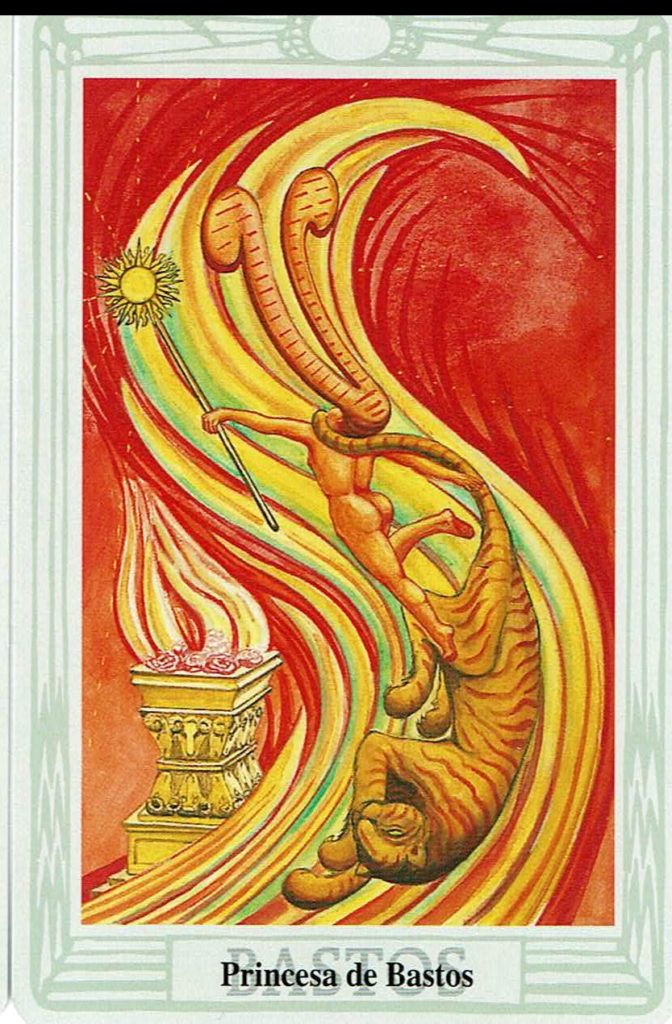Princesa de Bastos - Aleister Crowley Tarot Thoth